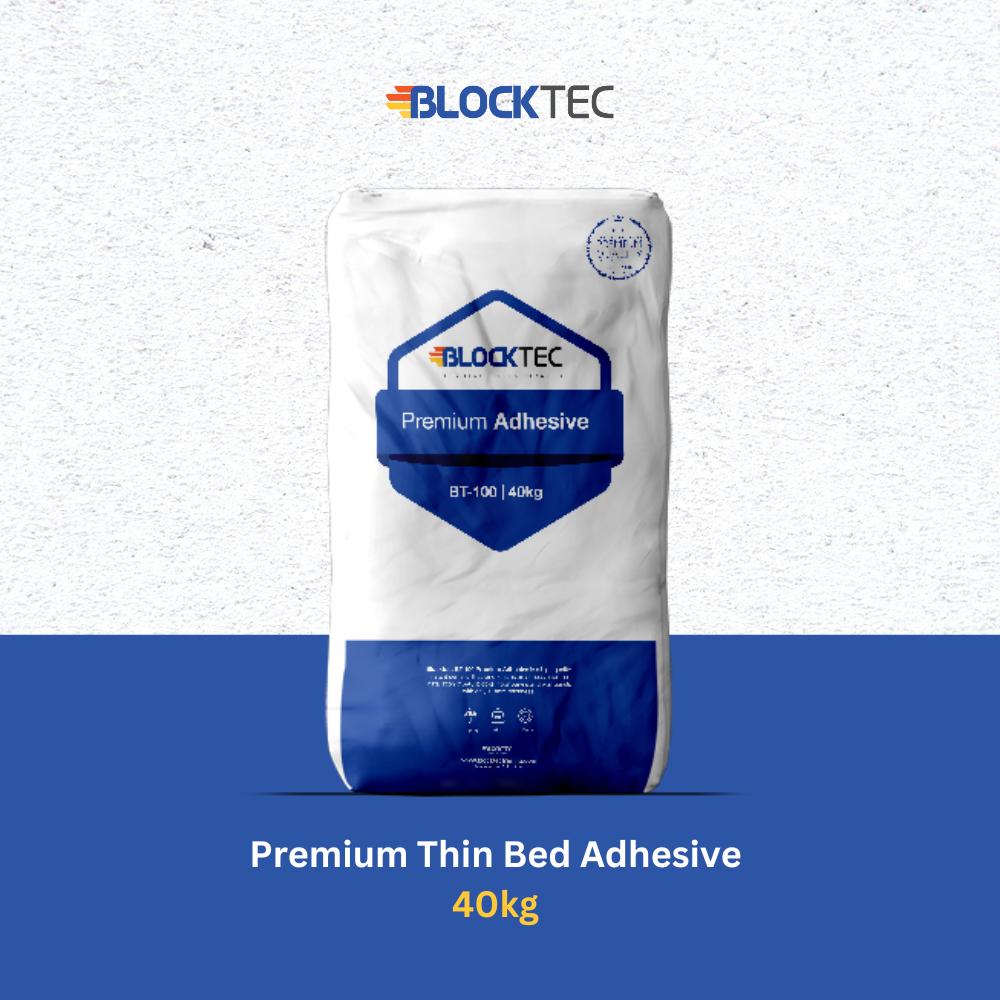 Premium Thin Bed Adhesive - White | Blocktec